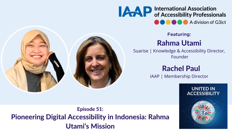 Podcast.#51: Pioneering Digital Accessibility in Indonesia: Rahma Utami ...